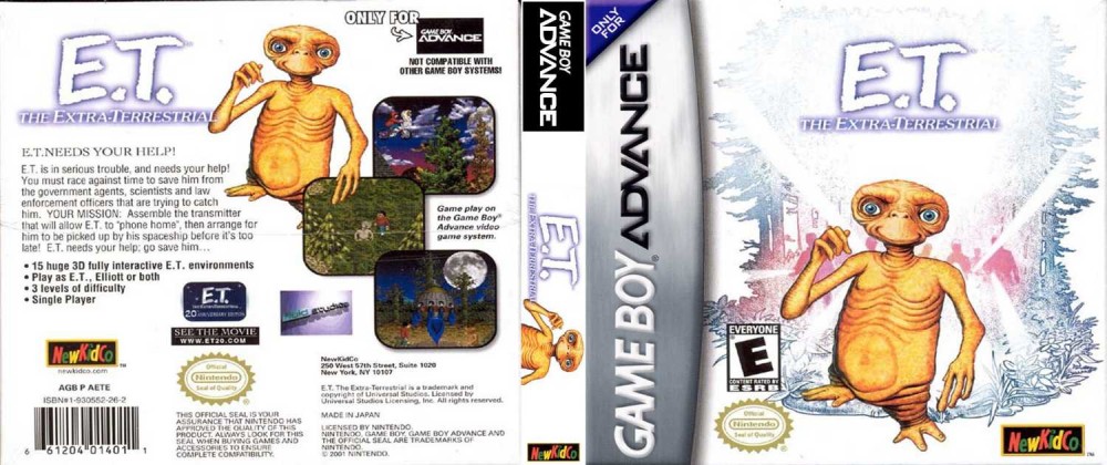 E.T. The Extra-Terrestrial - Game Boy Advance | VideoGameX