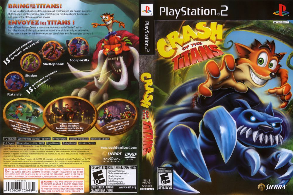 Crash Of The Titans Playstation 2 Videogamex