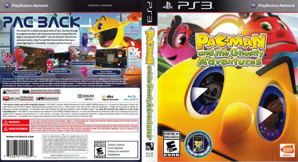 Pac-Man and the Ghostly Adventures - PlayStation 3 | VideoGameX