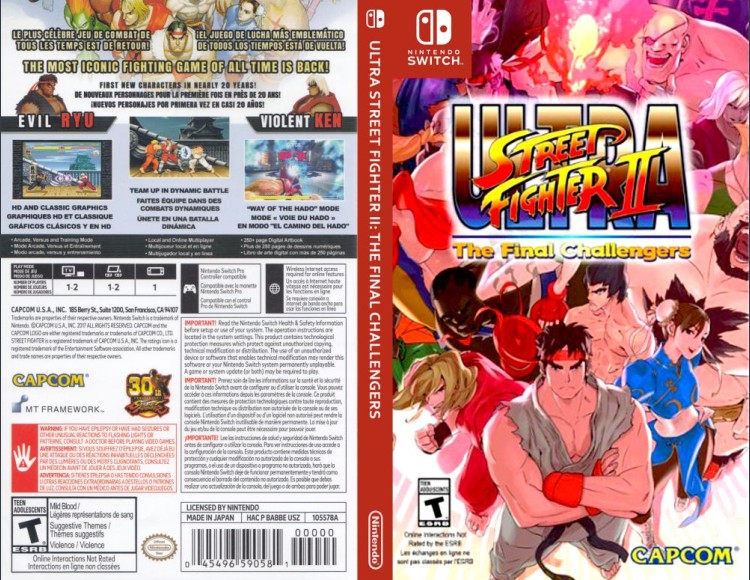 Ultra Street Fighter II: The Final Challengers - Switch | VideoGameX