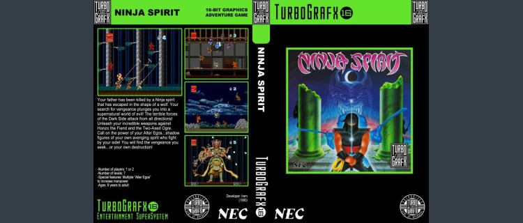 Ninja Spirit - TurboGrafx 16 | VideoGameX